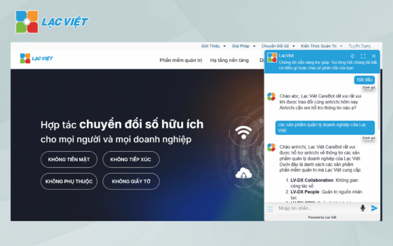 AI Chat Web: giải pháp chatbot ai tối ưu website doanh nghiệp